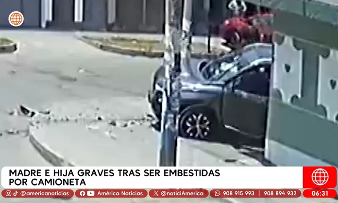 Comas: Mujer ebria atropelló a madre e hija