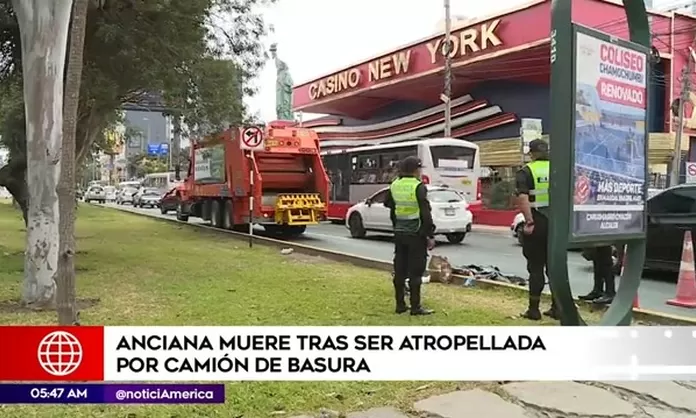 Magdalena: Anciana murió tras ser atropellada por camión de basura