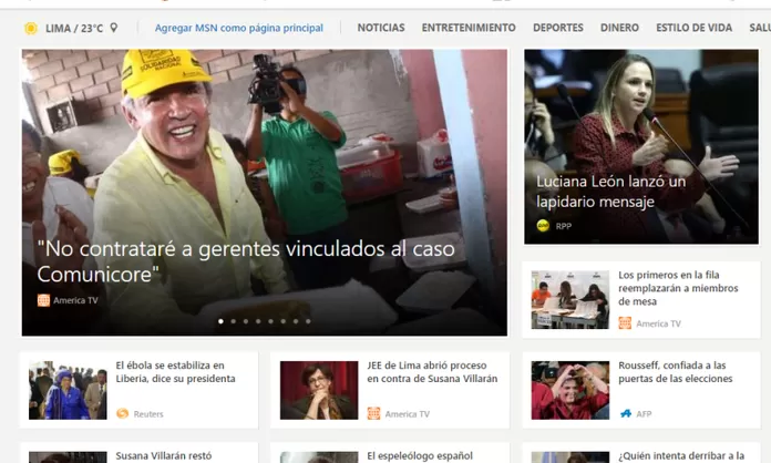 Microsoft renueva MSN en Perú con contenido de alta calidad