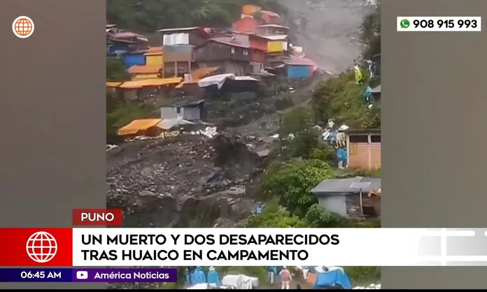 Puno: Un muerto y dos desaparecidos tras huaico