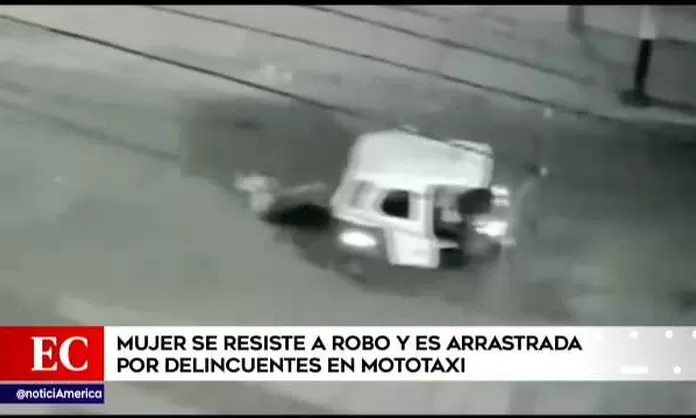 Mujer se resiste a robo y termina siendo arrastrada por delincuentes