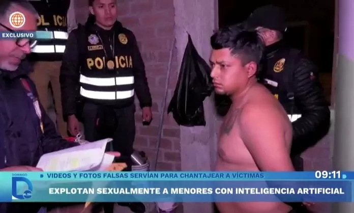 Organización criminal usaba IA para chantajear menores