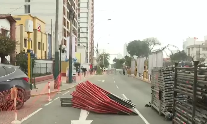 Parada Militar: Cierran vía auxiliar en avenida Brasil
