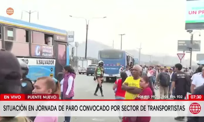Paro de transportistas en Lima y Callao es parcial