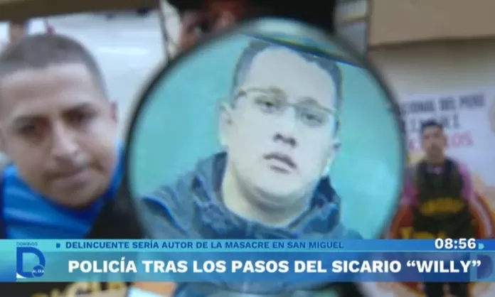 Policía se encuentra tras los pasos del sicario "Willy"