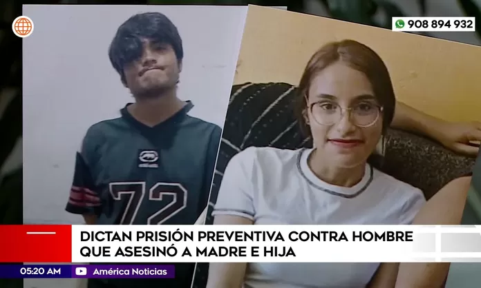 Prisión preventiva a hombre que mató a madre e hija