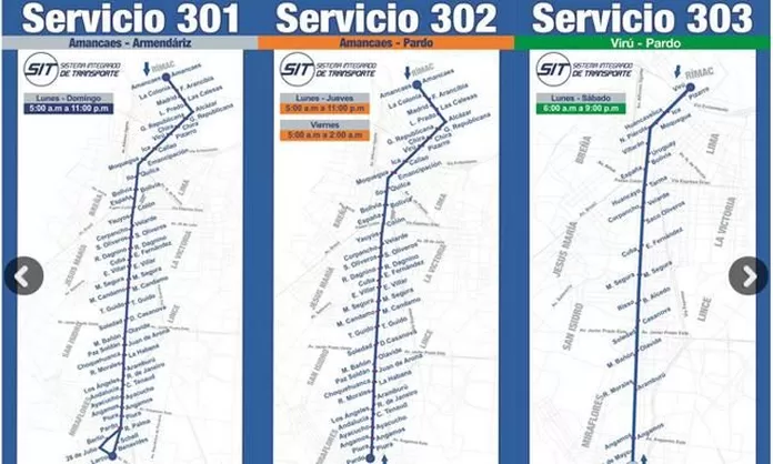 Protransporte anunció nuevo servicio 302 del Corredor Azul