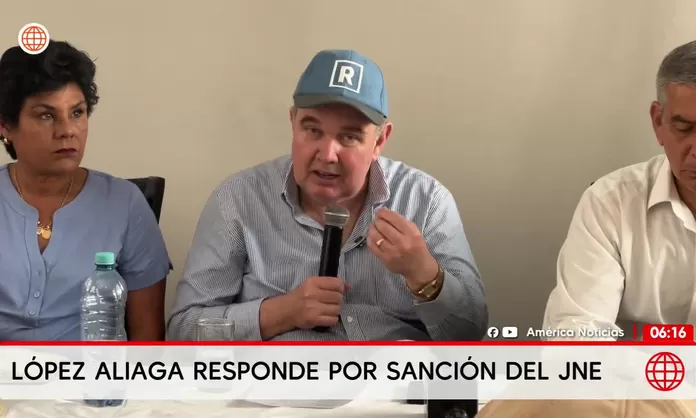 Rafael López Aliaga arremete contra el JNE durante mitin en Piura