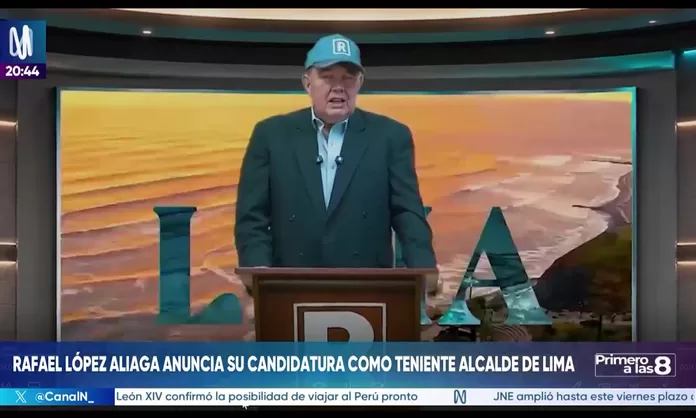 López Aliaga postulará como teniente alcalde para Lima