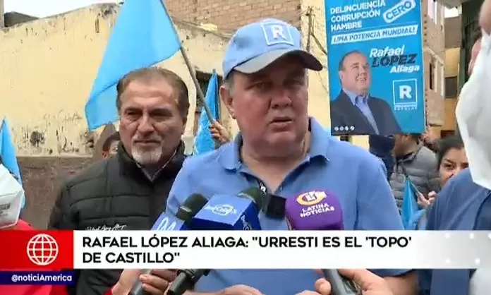 Rafael López Aliaga:"Urresti es el topo de Castillo"