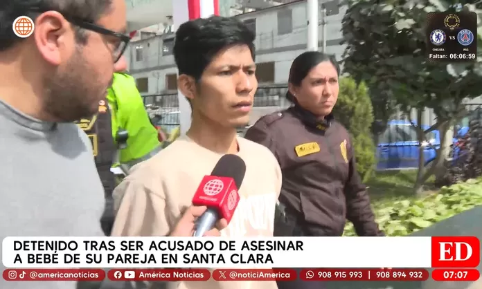 Santa Clara: joven detenido por muerte y violación de bebé