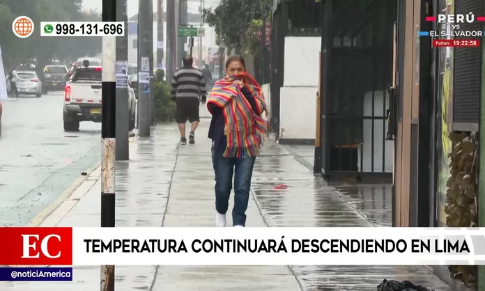 En invierno temperatura llegará a 10 grados en Lima Este