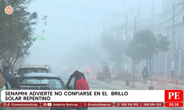Senamhi advierte invierno frío y fin del brillo solar