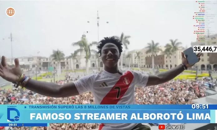 Así fue la visita del famoso streamer Speed a Lima