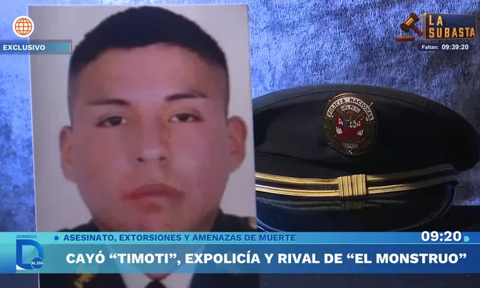 'Timoti', el exsuboficial que terminó como extorsionador