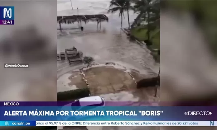 Tormenta Boris causa alertas por lluvias en México