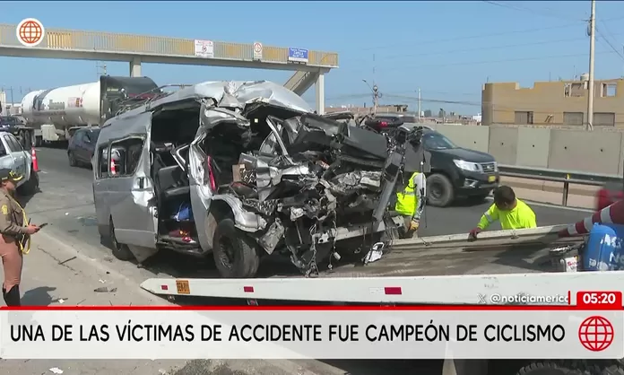 Chofer de miniván fugó tras accidente en VES