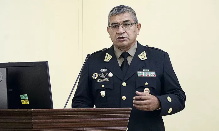 Zanabria fue nombrado oficialmente como comandante general
