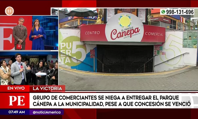 La Victoria: Comerciantes se niegan entregar Parque Cánepa