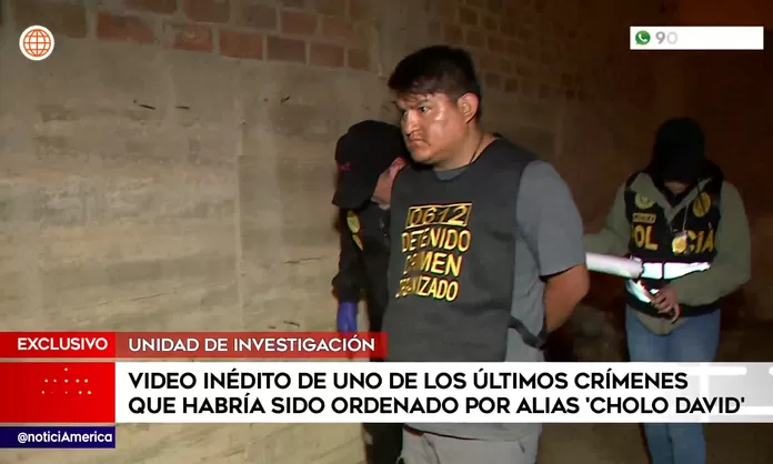 Video inédito de alias Cholo David