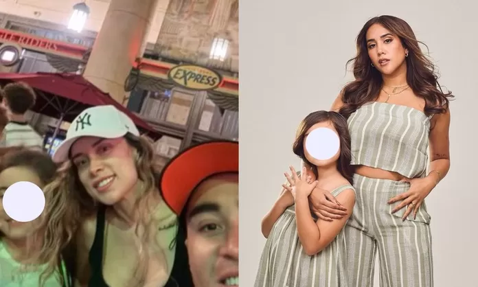 Ale Venturo y la hija de Melissa Paredes en juego "extremo"