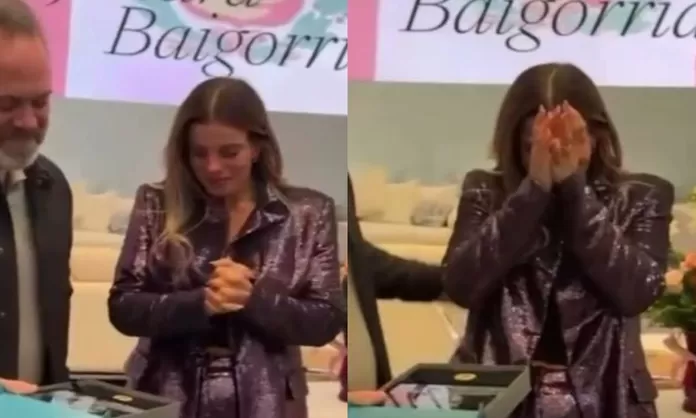 El llanto de Alejandra Baigorria por premio internacional