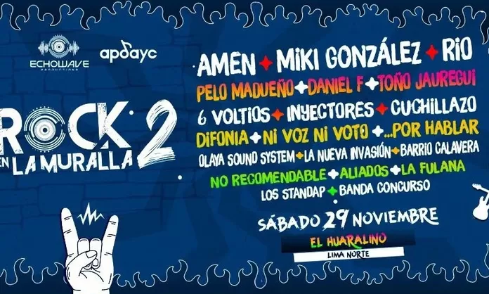 Rock en La Muralla: Amén, RIO y más en El Huaralino
