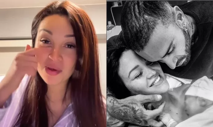 Angie Arizaga reapareció tras conocer a Matteo Alessandro