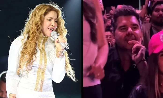 Antonio de la Rúa en concierto de Shakira en México