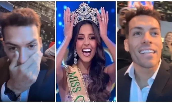 Así vivió Patricio Parodi la coronación de Luciana Fuster como Miss ...