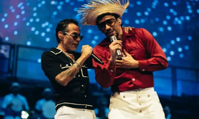 Marc Anthony en la residencia musical de Bad Bunny