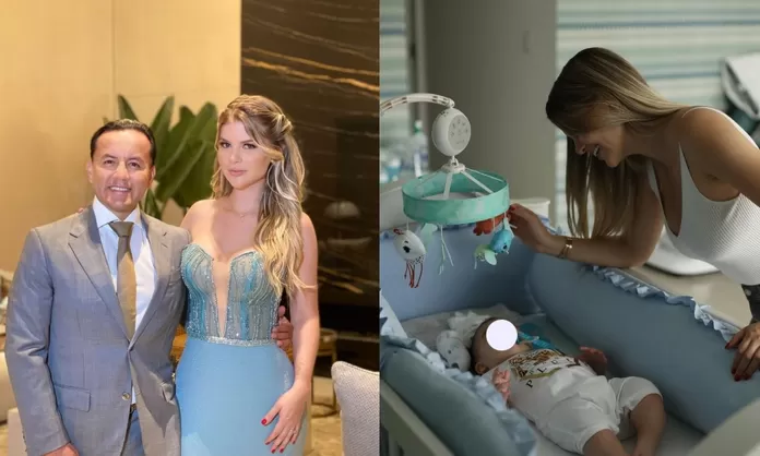 Brunella Horna mostró el rostro de su hijo por primera vez