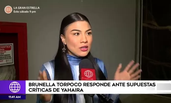 Brunella Torpoco responde ante supuestas críticas de Yahaira Plasencia