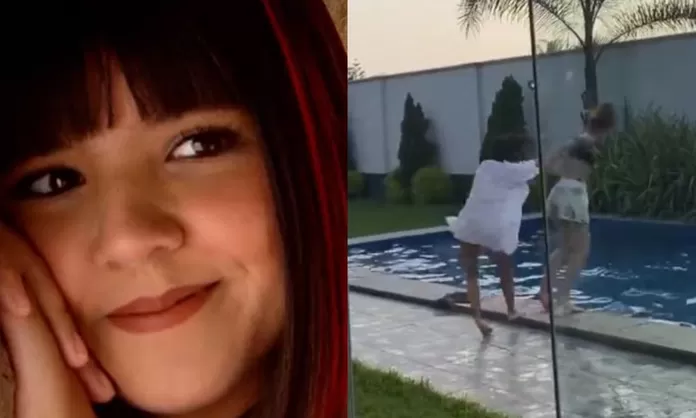 DVAB: Deborah Merino les hace bromas a sus compañeras en la piscina ...