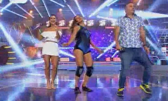 EEG: Angie Arizaga enseñó a Mathías Brivio cómo se baila el 'Scooby Doo ...