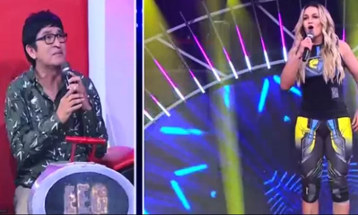 EEG: Angie Arizaga generó risas en Fernando Armas y esquivó sanción