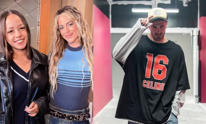 Evelyn Arizaga apareció con De Paul en pleno show de Tini