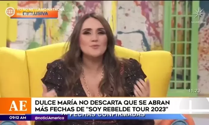 RBD: Dulce María dice que podrían anunciar nuevas fechas en su gira de ...