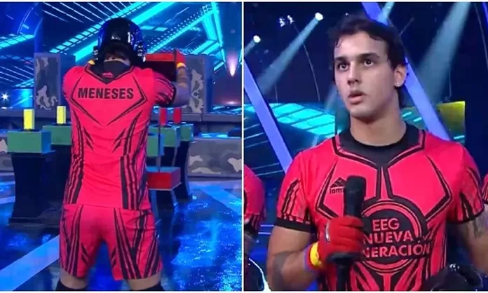 Gabriel Meneses perdió punto por dar espalda a la cámara