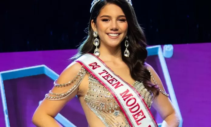 Gaela Barraza fue coronada como Miss Teen Model World