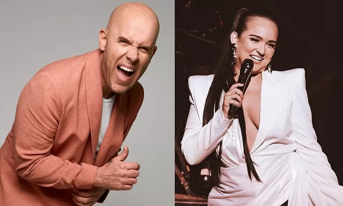 Gian Marco y Daniela Darcourt en concierto