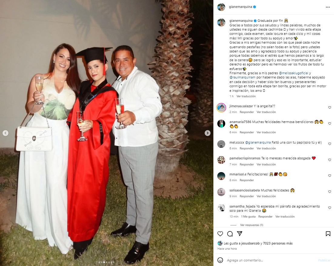 Gianella Marquina y su agradecimiento a Melissa Klug - América Noticias