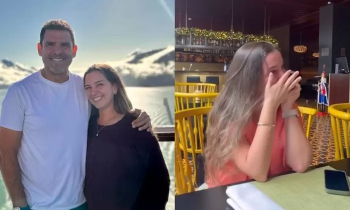 Homero Cristalli emocionó a su esposa con linda sorpresa