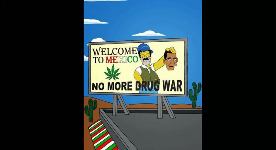 Homero Simpson se transformó en los narcotraficantes ‘Chapo’ Guzmán y ...