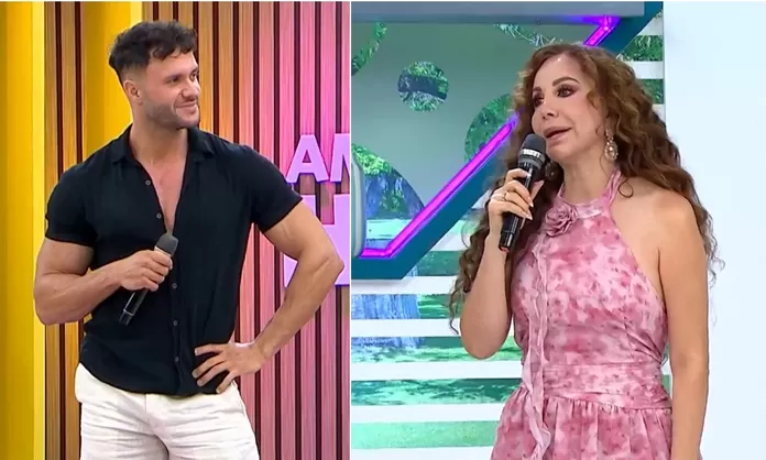 El acalorado encuentro entre Fabio Agostini y Janet Barboza