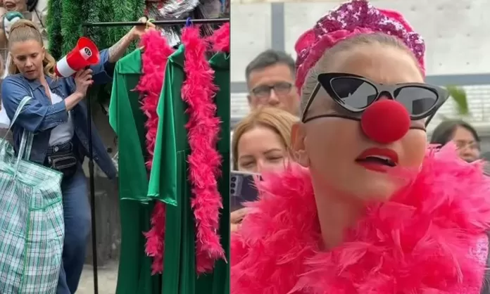 Johanna San Miguel puso en venta el traje ‘Queca’