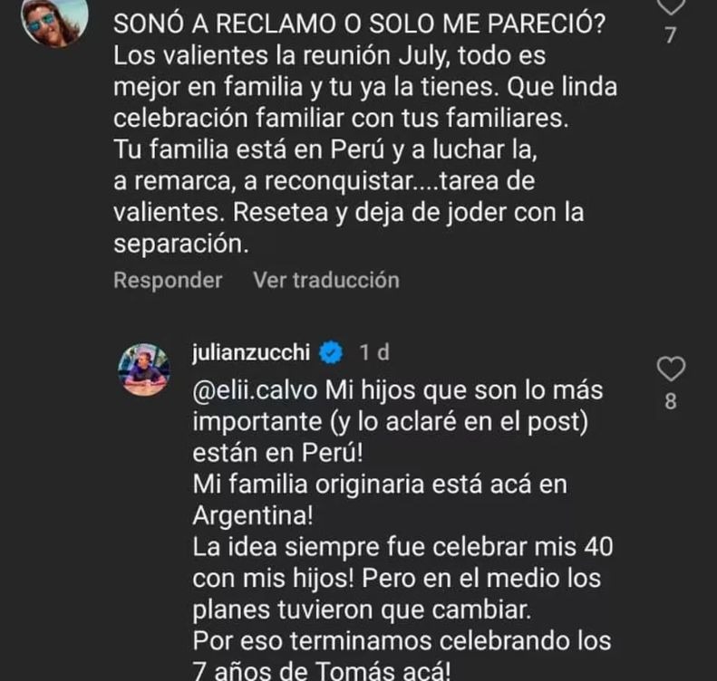 La Fiesta Por El Cumpleaños De Julián Zucchi América Noticias
