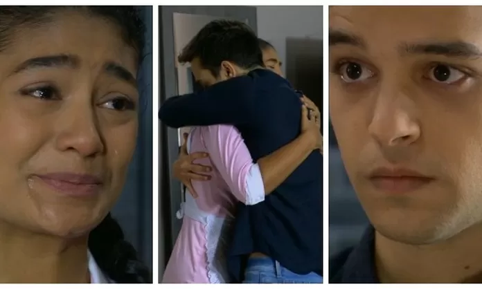 July rompió en llanto al despedirse de Cristóbal y le pidió un último favor