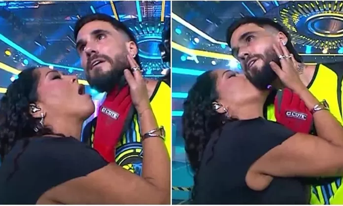 Katia Palma besó a Gino Assereto tras vencer a Pancho