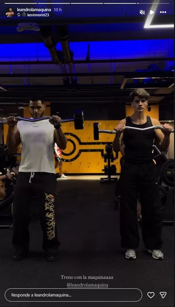 Kevin Díaz y Leandro se reencontraron tras final de EEG